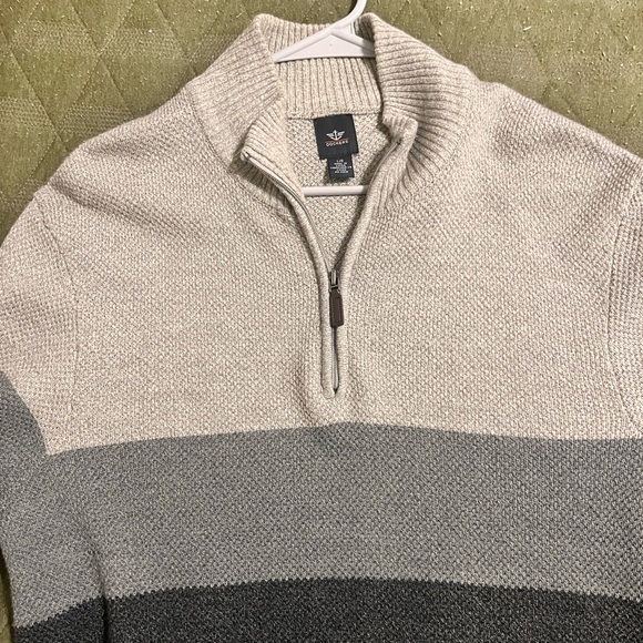 Dockers | Sweaters | Mens Dockers Partial Zip Sweater Chromatic Colors ...